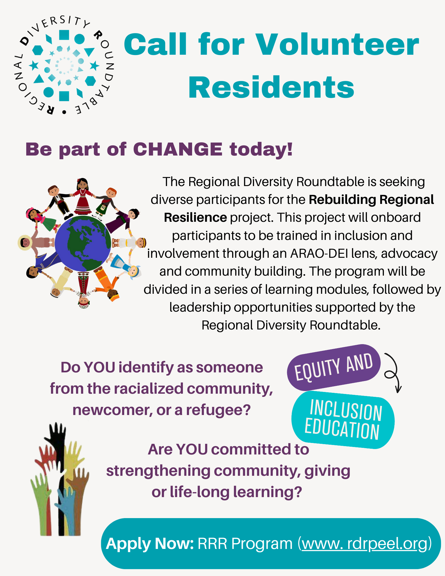 RRR Program - The Regional Diversity Roundtable (RDR)